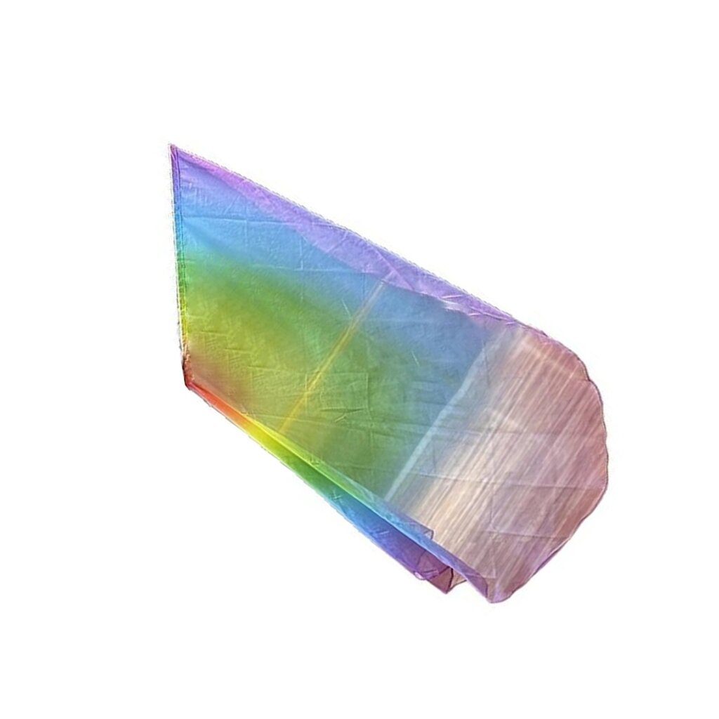 Полиэстеровые градиентные шифоновые флаги для танца и поклонения с гибкой палкой для праздников и пляжного отдыха