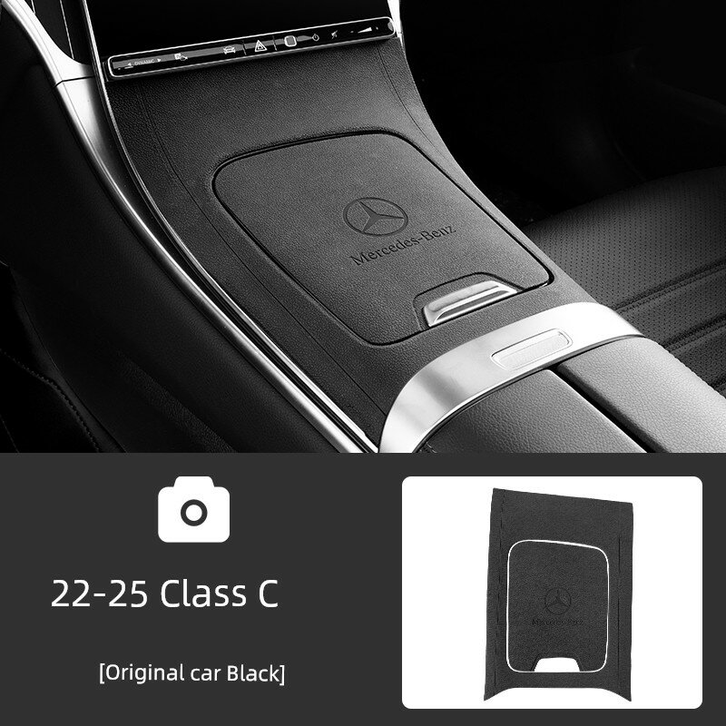 Панель приборной панели Mercedes C-Class 2022-2025, черный оригинал, 2 штуки