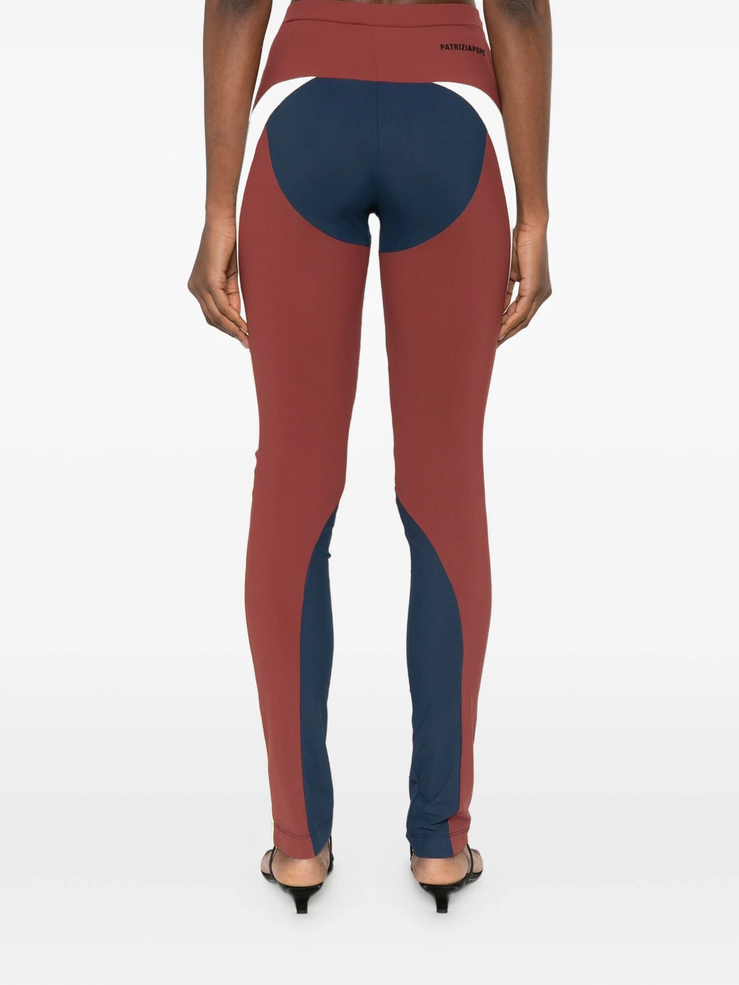 Легинсы PATRIZIA PEPE Colourblock leggings, размер 34, blue — фото 1