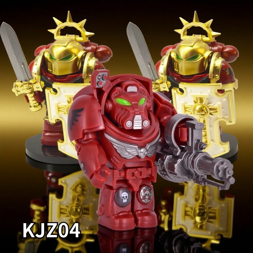 Новинка 2025 Конструктор : Гвардия Ворона, Белые Шрамы и Ветераны Меча, Стражи Императора и Ультрамарины, совместимы с легo конструкторами