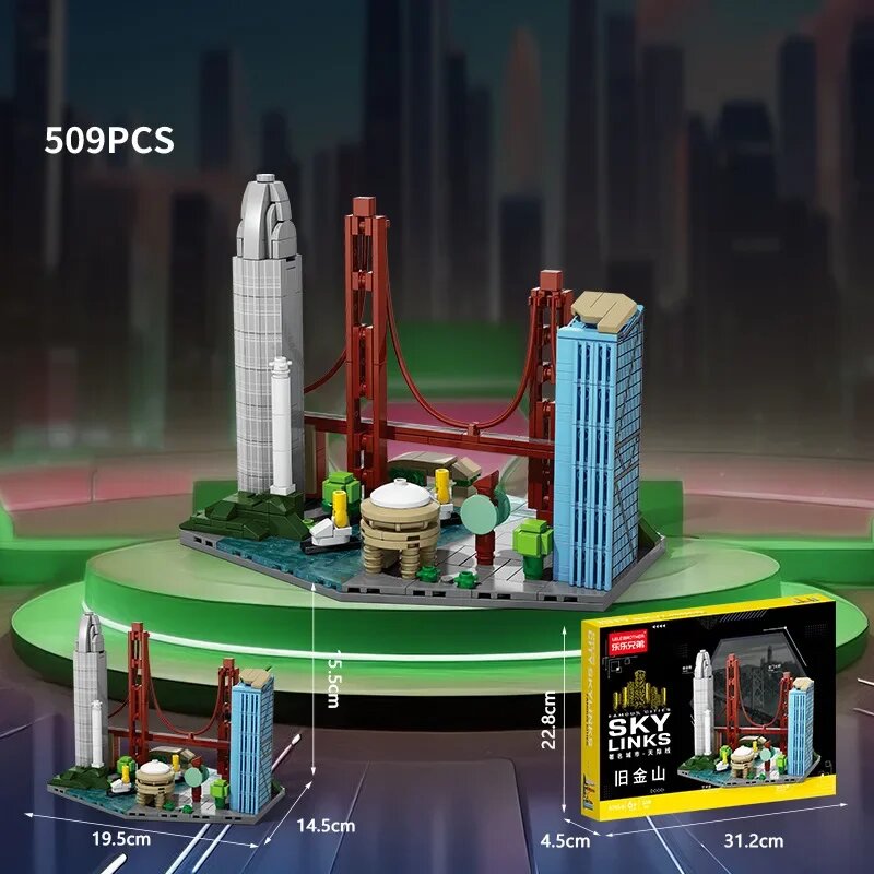 Skyline Toys Сан-Франциско, 509 деталей, Цвет: 8785-6
