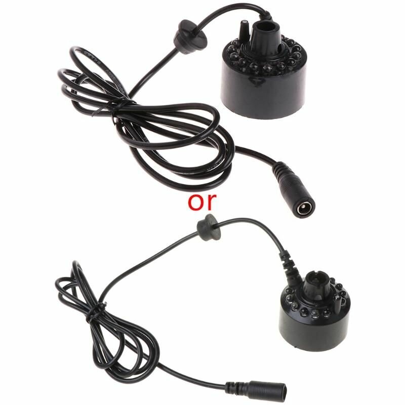 Мини-генератор тумана с LED подсветкой, Черный