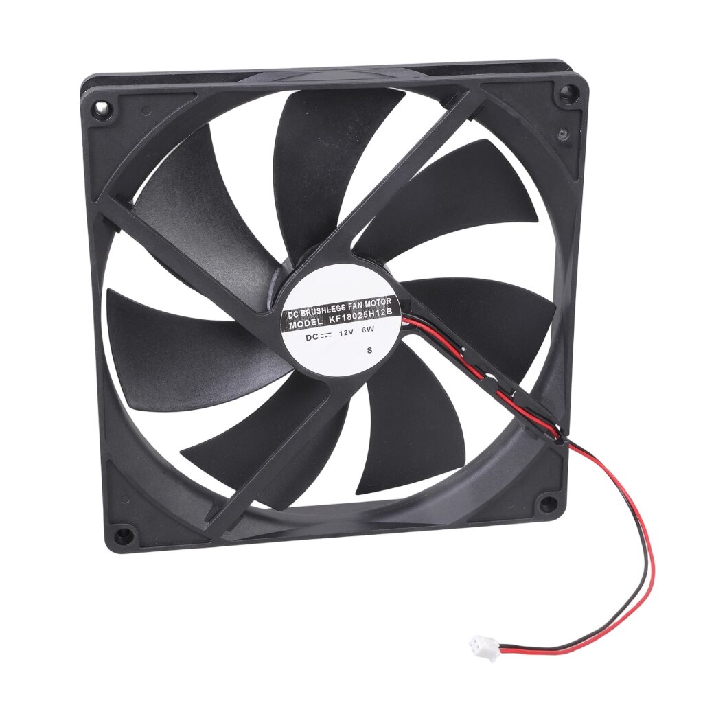 12 В 6 Вт 180 мм Охлаждающий вентилятор для шасси Модемный Приемник Вытяжной вентилятор Труба Воздуховод