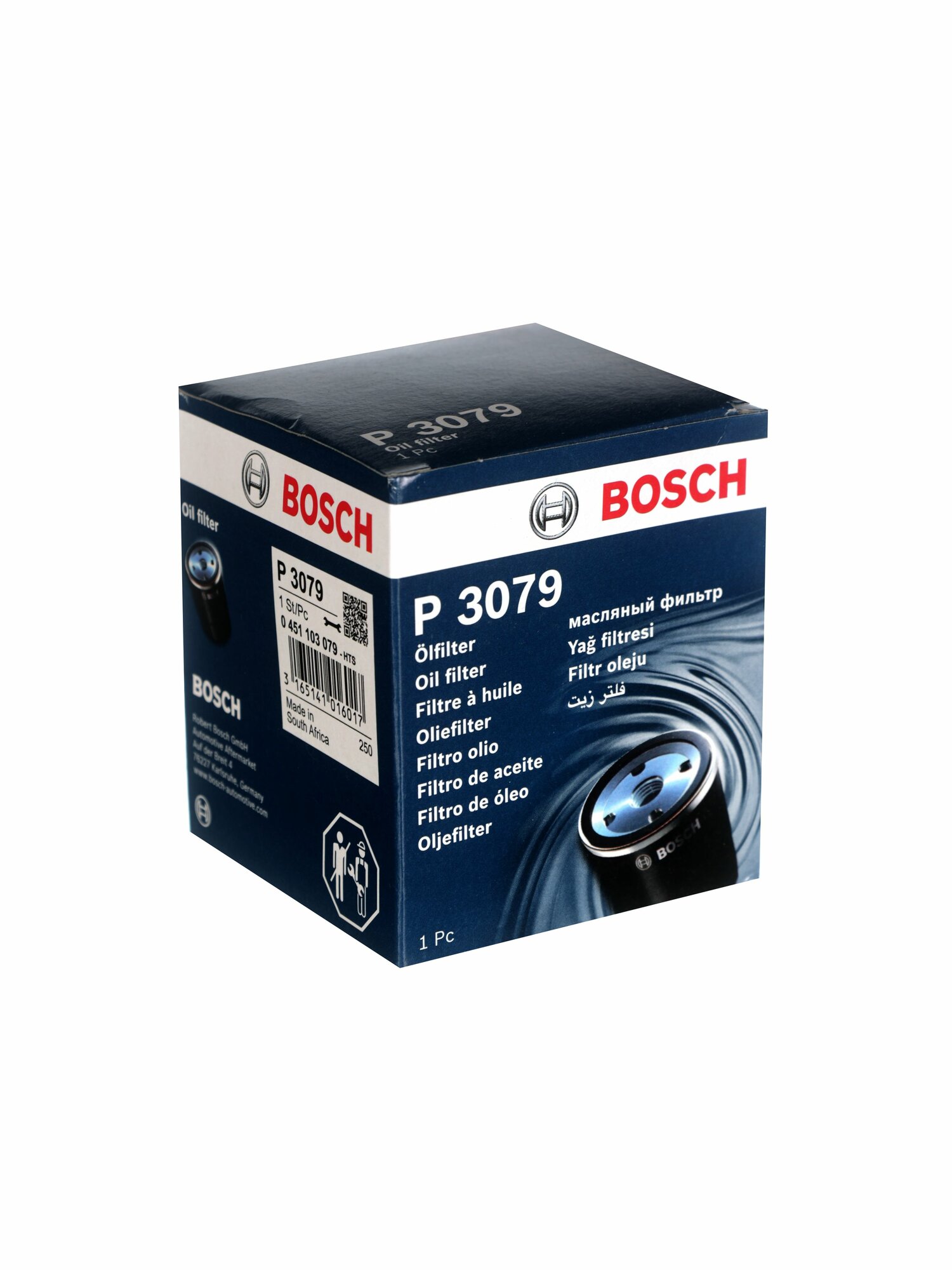 Фильтр масляный двигателя BOSCH (0 451 103 079) — фото 1