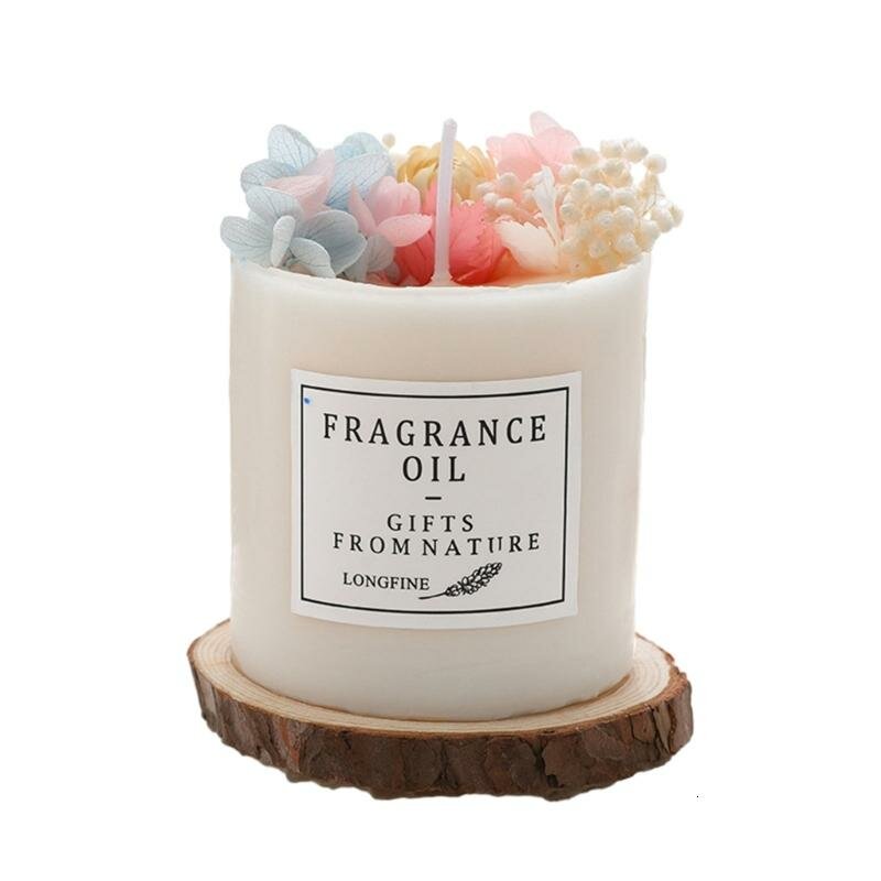 Ароматическая свеча с вечным цветком, B - 8