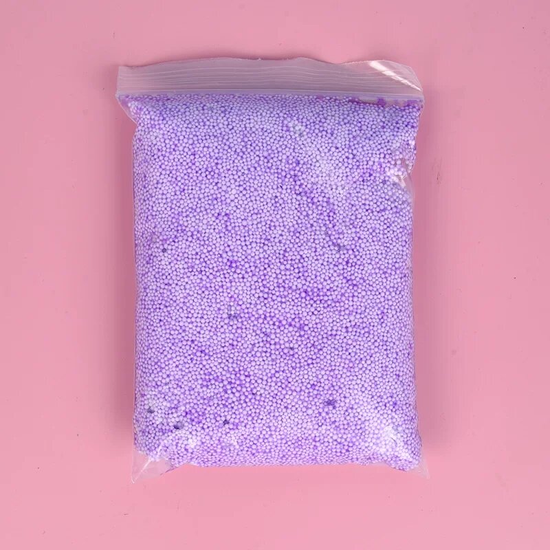 Светло-фиолетовая снежная глина для творчества, 100г, нетоксичная, подходит для детских поделок