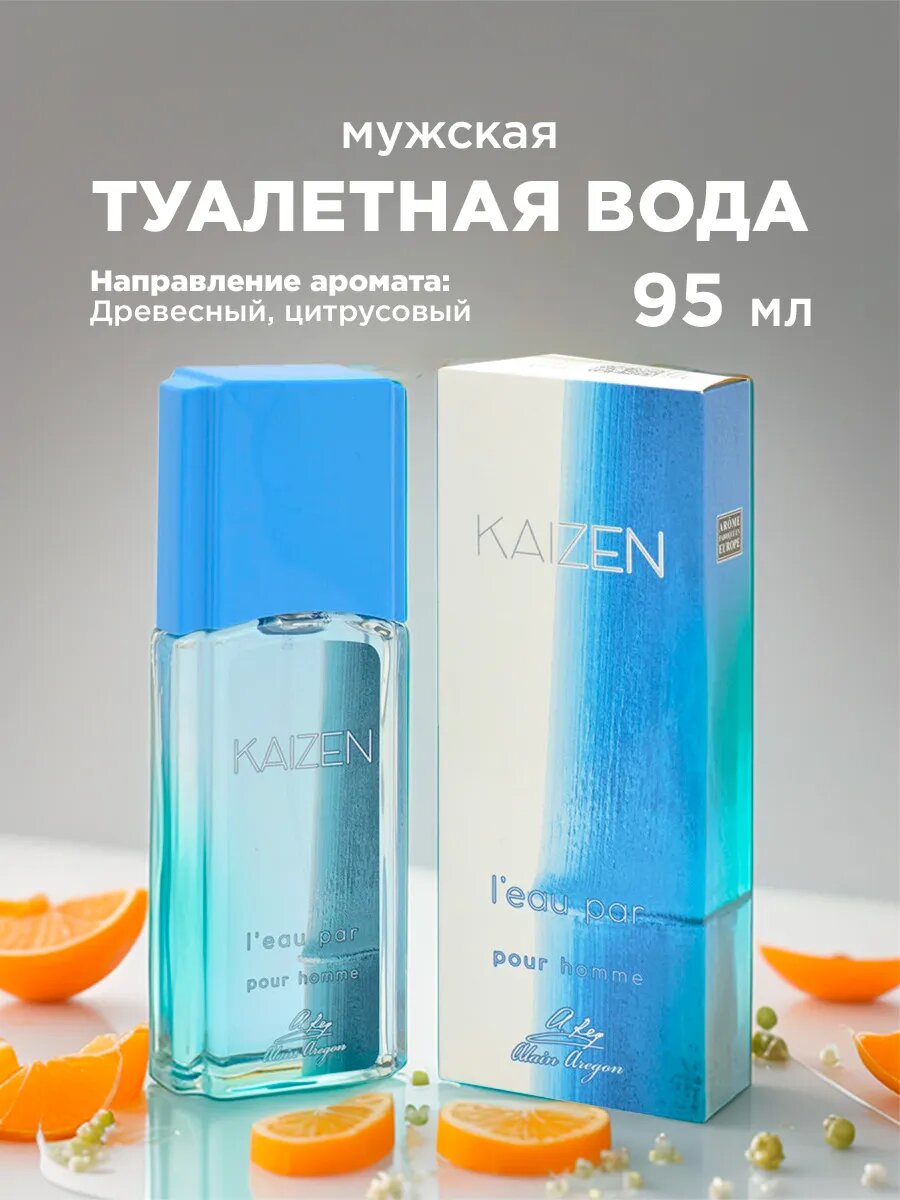 Туалетная вода Alain Aregon мужская Kaizen L'eau Par Pour Homme 95мл