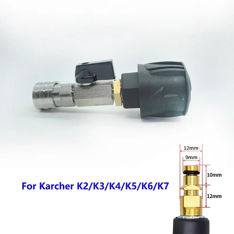 Адаптер для шланга высокого давления 1/4", Quick Connect, для Karcher, Lavor, Nilfisk, Bosch