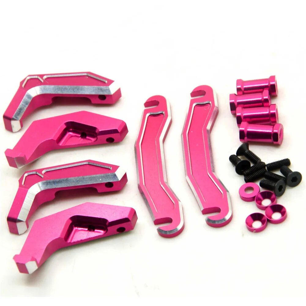 YEAHRUN лоток для аккумуляторов розовый металл для Sakura D4 1/10 RC