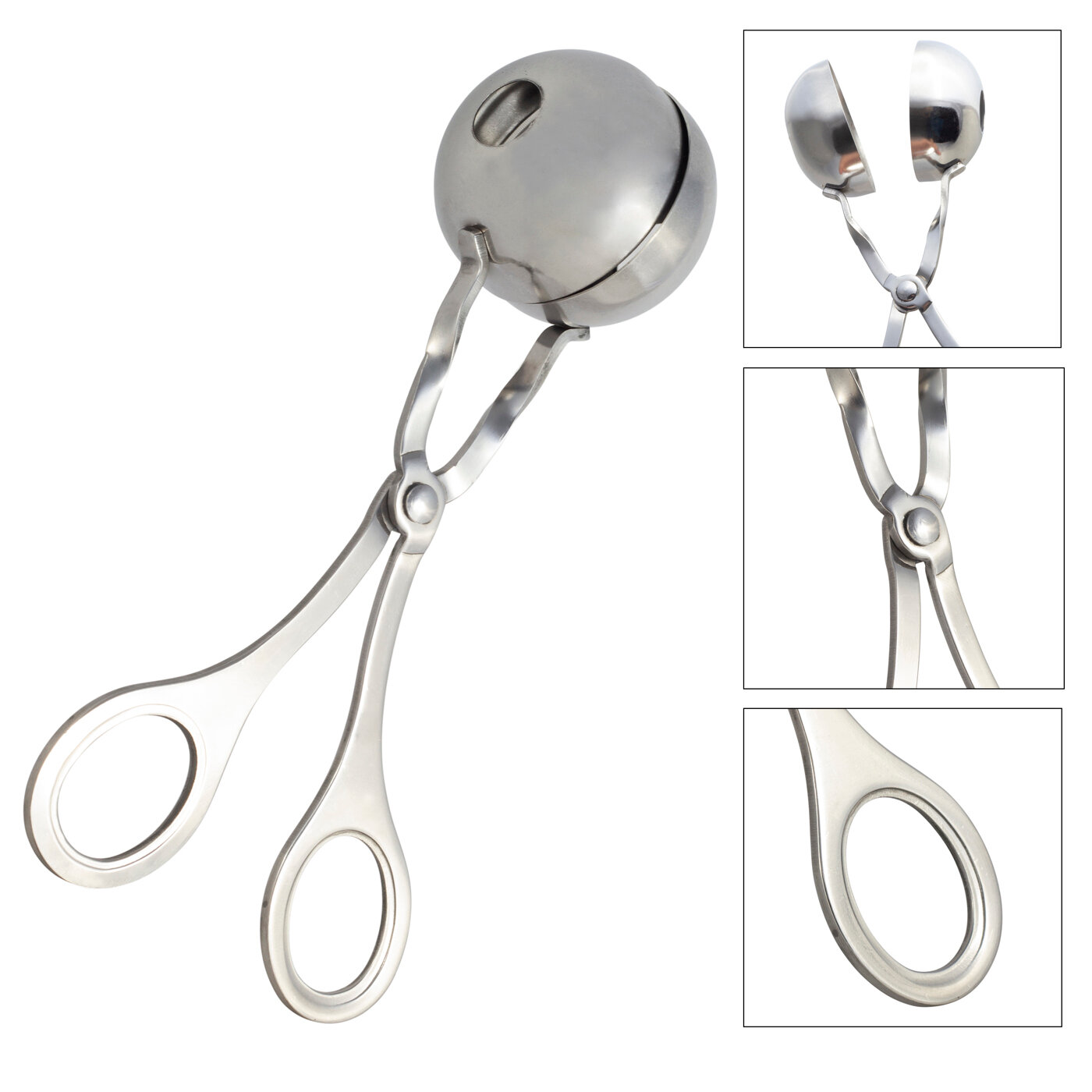 Приспособление для формирования фрикаделек Kamille KM 8858 из нержавеющей стали