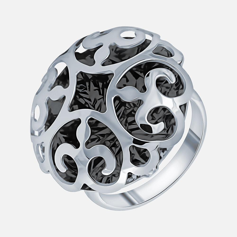 Кольцо, серебро, 925 проба