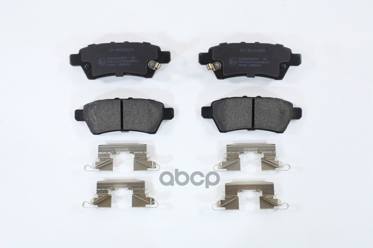 К-т дисков. тормоз. колодок ZF Russia арт. GDB3405ZFR