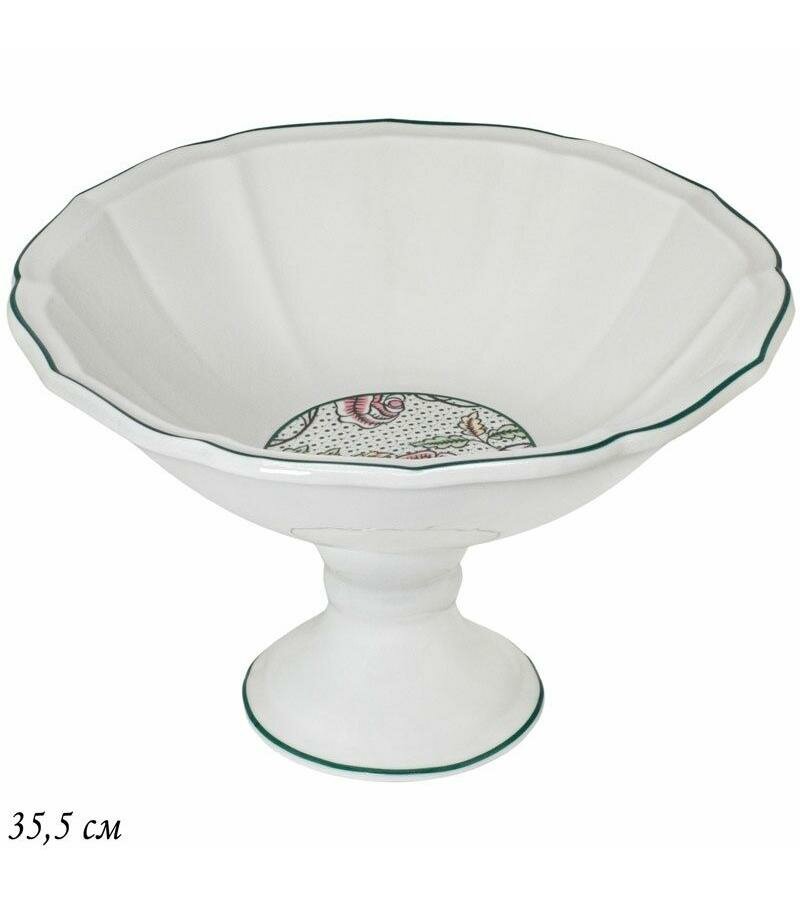 Фруктовница 35,5см глория на ножке 1 шт.