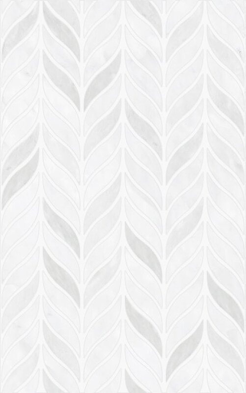 Керамическая плитка Шахтинская плитка (Unitile) Леона светлый низ 03 настенная 25х40 см