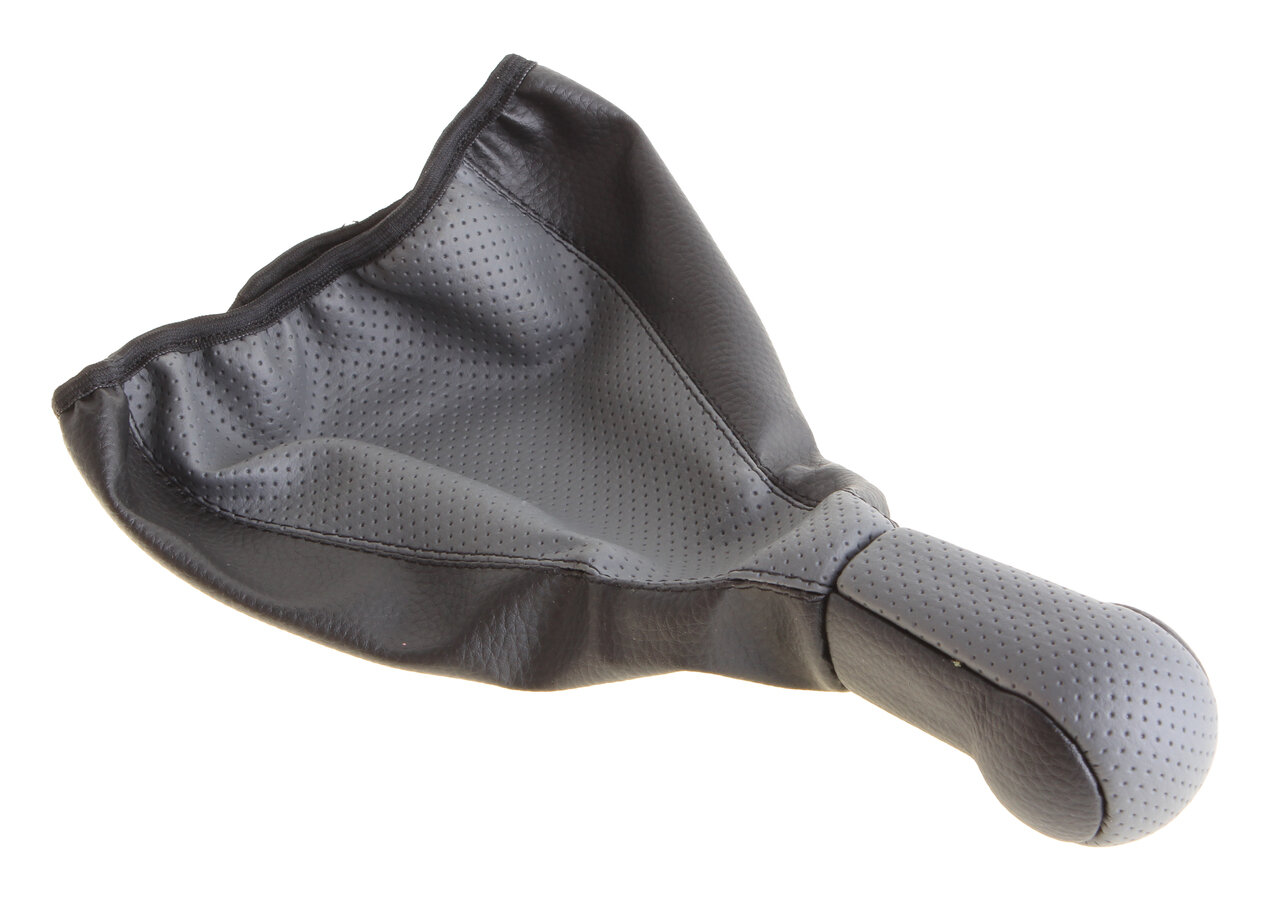 Ручка на рычаг КПП ВАЗ-2108-99 серая с чехлом сфера (кожзам) автобра