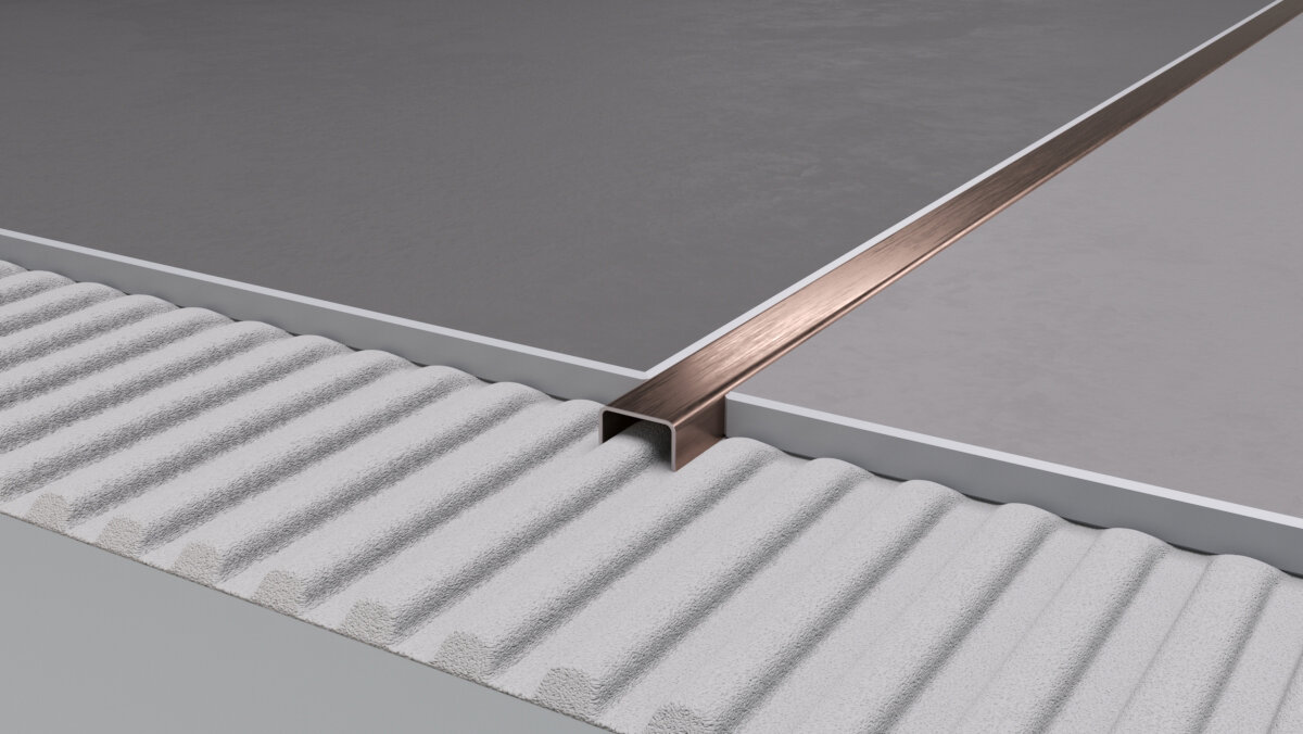 П-образный профиль нержавеющая сталь, декоративная U-образная вставка, под Бронзу, шлифовка 10х10х10х3000 мм