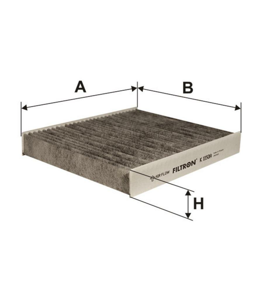 FILTRON K1150A Фильтр салона FORD FOCUS IIс актив. углем
