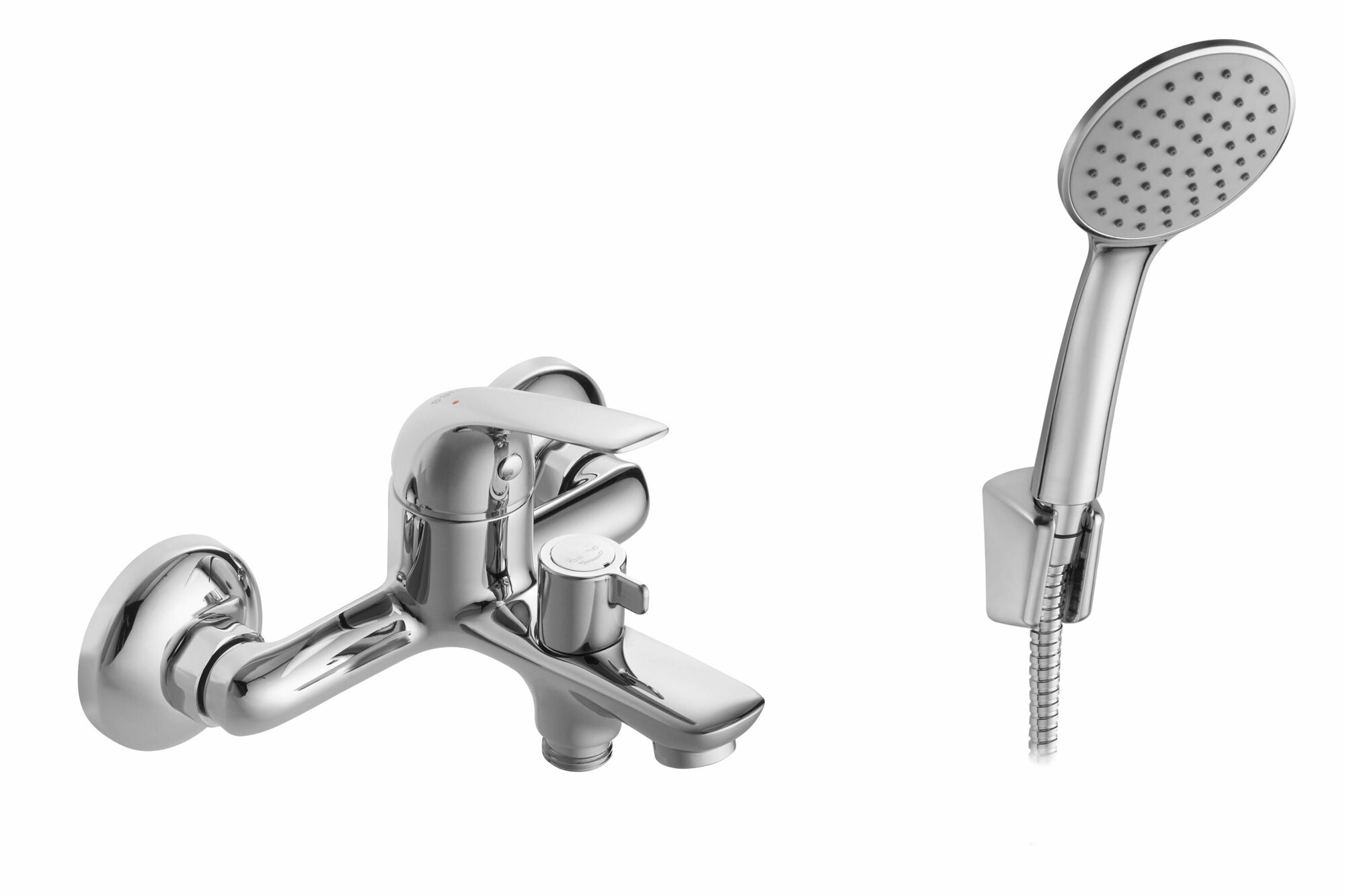 Смеситель Santek Нико для ванны-душа, с аксессуарами, хром WH5A10005C001