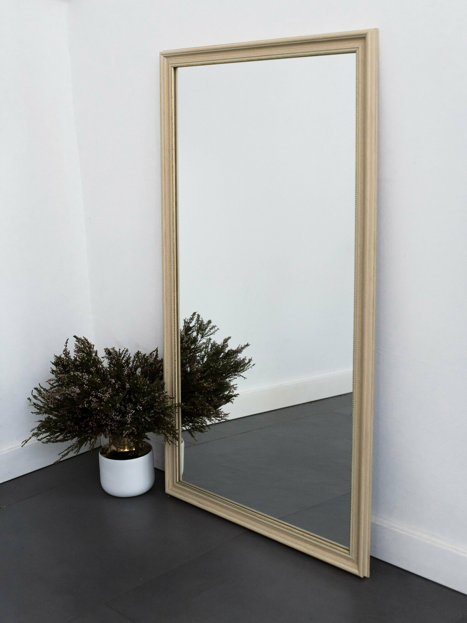 Зеркало интерьерное Buono 40x40, бежевый, пластиковая рама