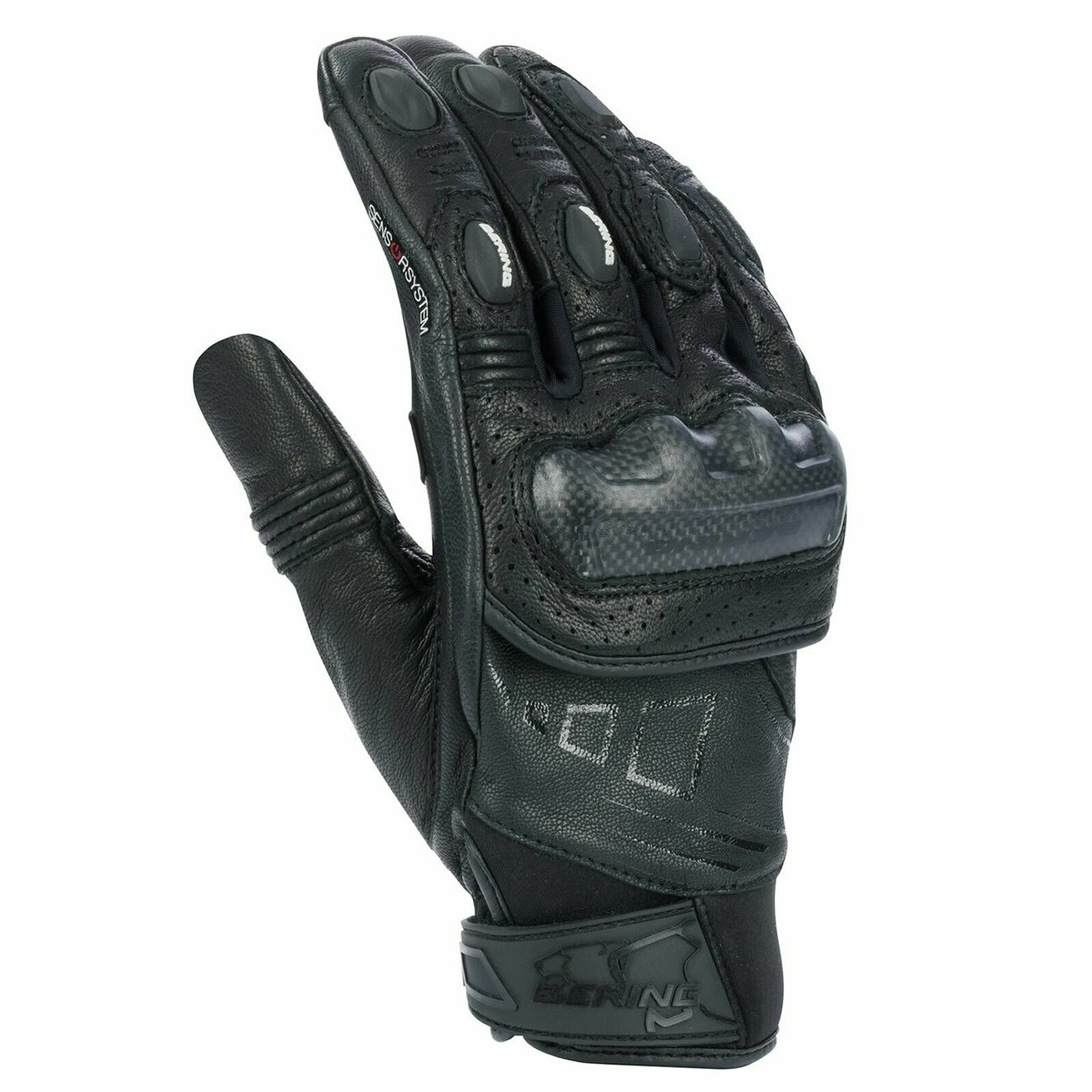 Мотоперчатки мужские кожаные Bering RAZZER Black, T11
