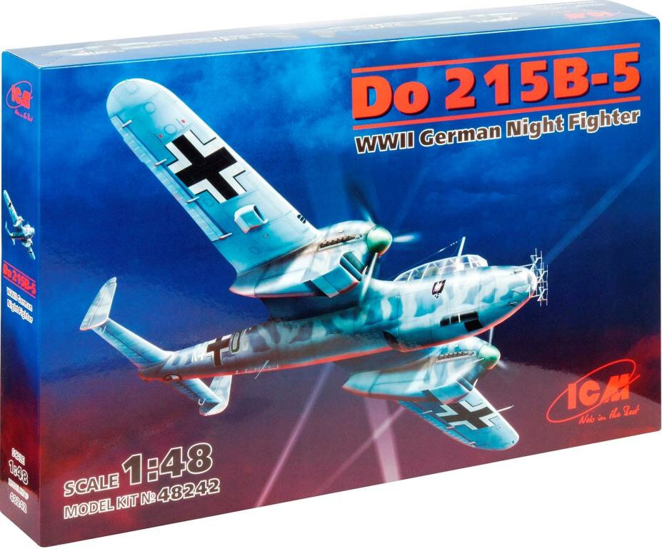 Сборная модель Немецкий ночной истребитель Дорнье Do 215 B-5 (1/48) 48242 ICM