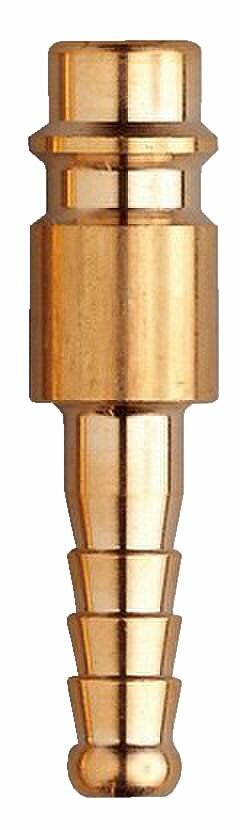 Ниппель быстросъемный латунный для шлангов 6 мм