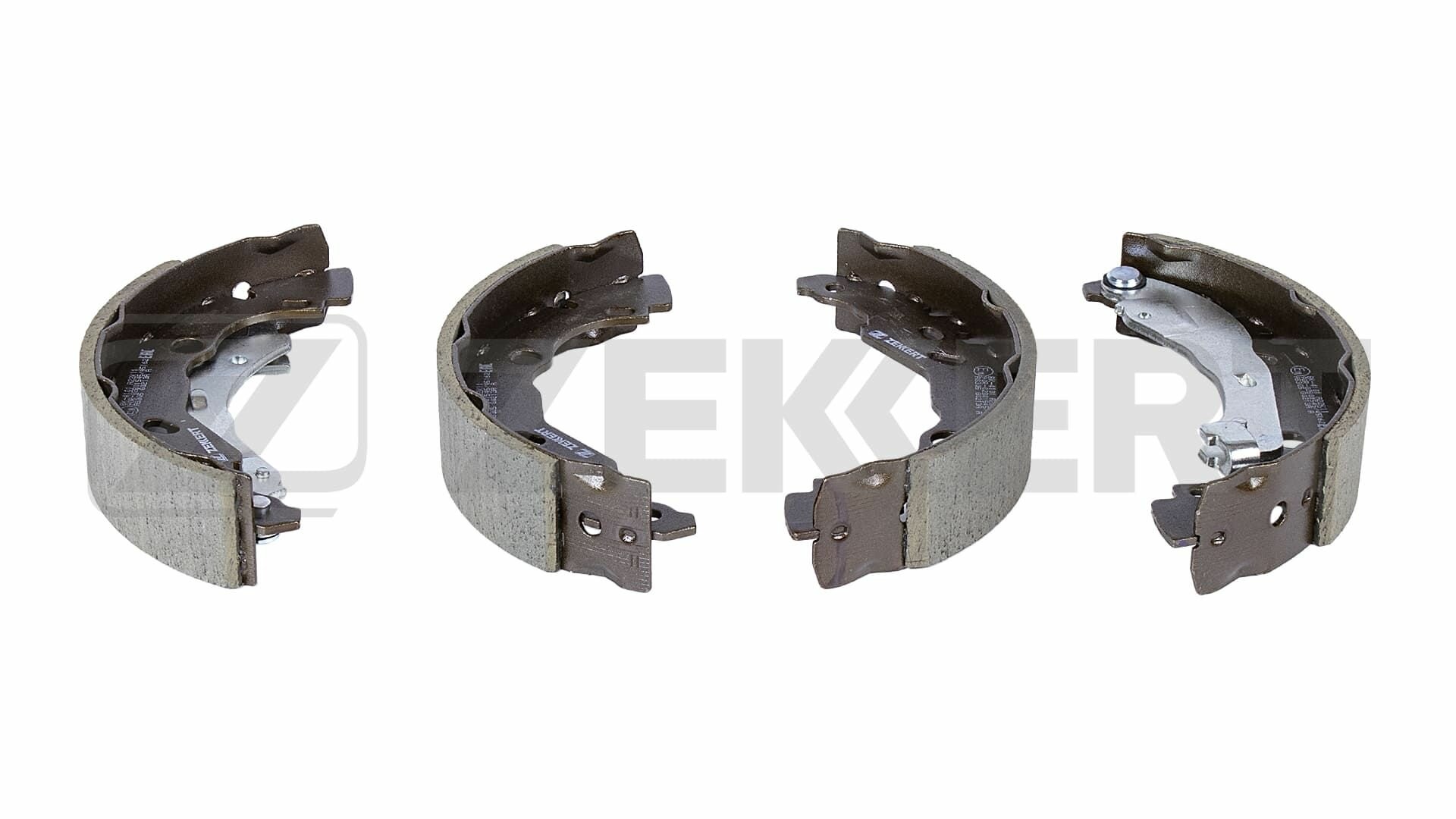 Колодки тормозные барабанные задние для ВАЗ Лада Иксрей, Рено Дастер, Логан, 1, 2 BK-4101 ZEKKERT