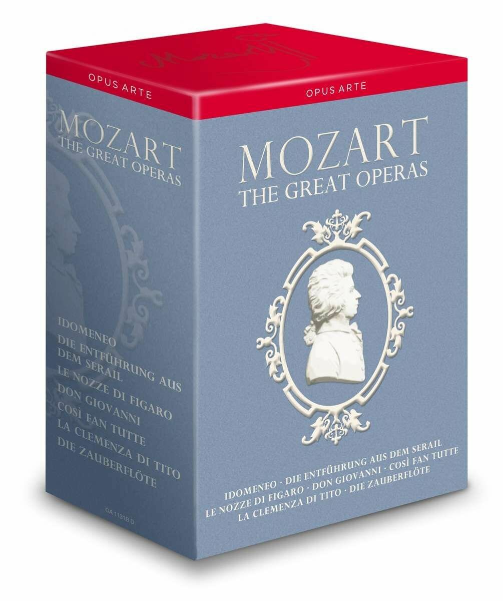Диск Wolfgang Amadeus Mozart (1756-1791) - The Great Operas (7 Operngesamtaufnahmen) (13 DVD)