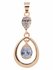 Подвеска Lotus Jewelry, горный хрусталь, белый