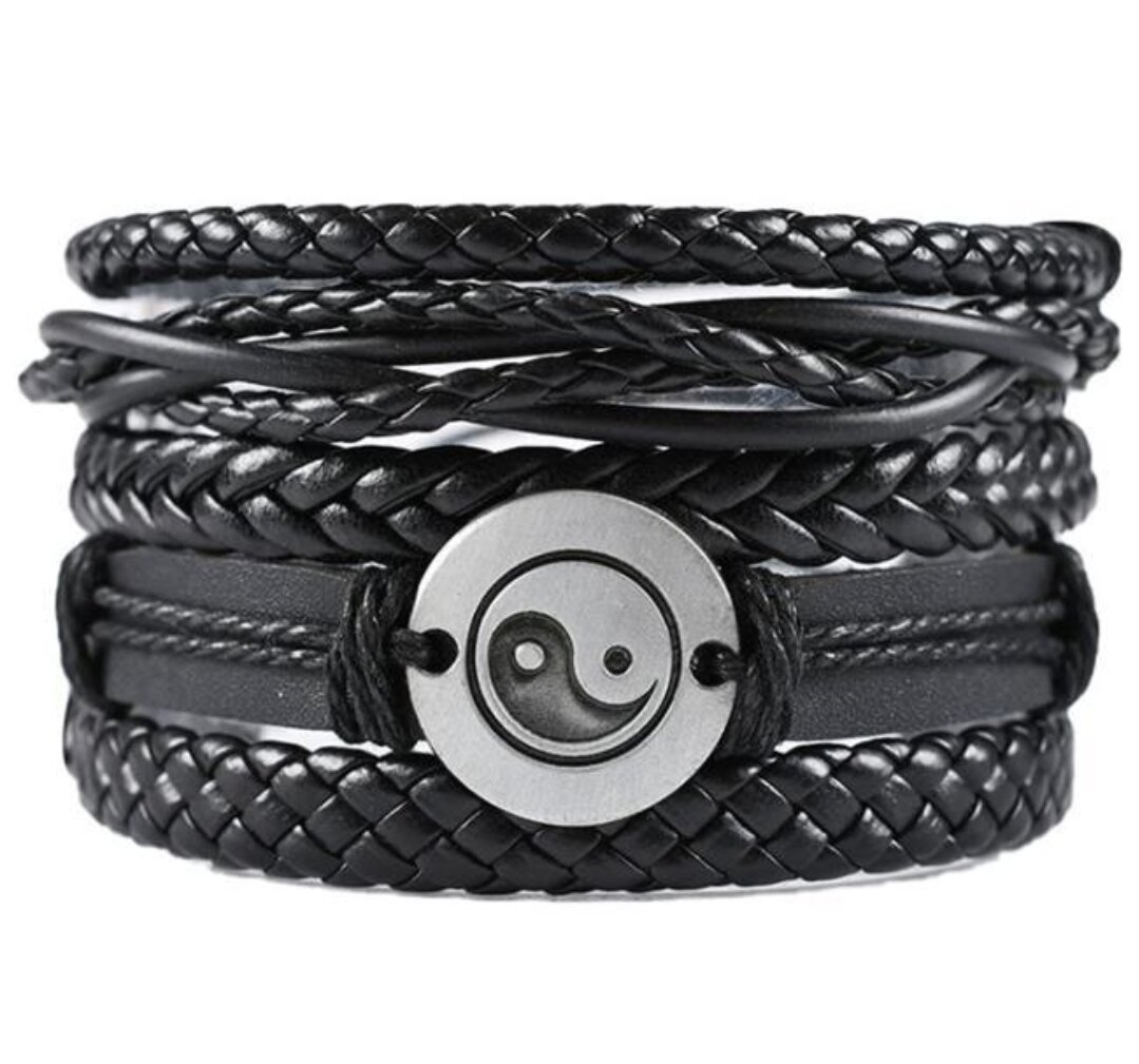 Славянский оберег, набор браслетов, металл, дерево