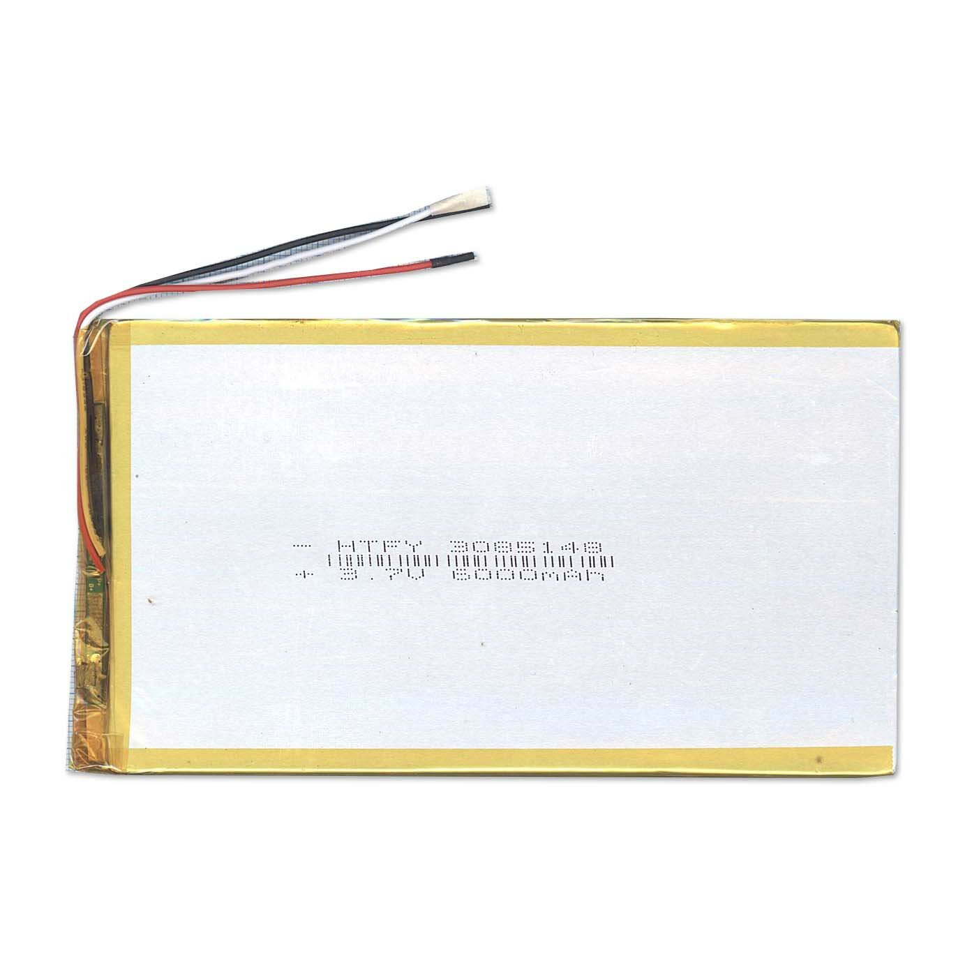 Аккумулятор Li-Pol (батарея) 3*85*148мм 3pin 3.7V/6000mAh