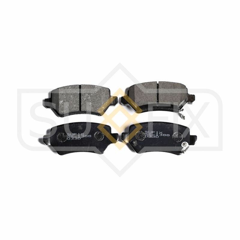 SUFIX Колодки тормозные дисковые зад прав/лев, шевроле вива / CHEVROLET VIVA 2003-08, киа про сид / KIA PRO CEED 2013-, лада / LADA XRAY 2016-, опель / OPEL ASTRA H 2004-14, SX1388