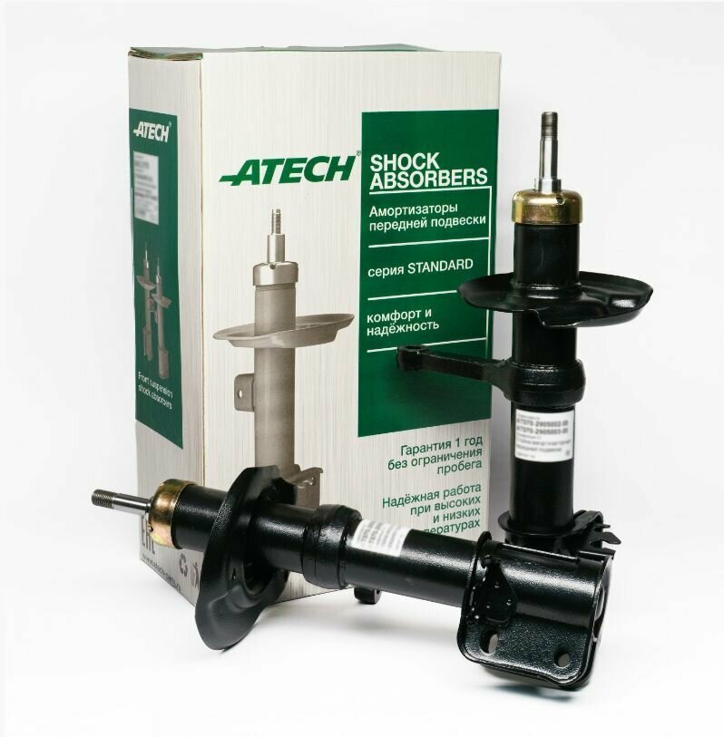 Амортизатор стойки передней подвески 2170-ПРИОРА "ATECH" STANDARD-OIL 2170, 2171, 2172 (2 шт) масляные (к-т)