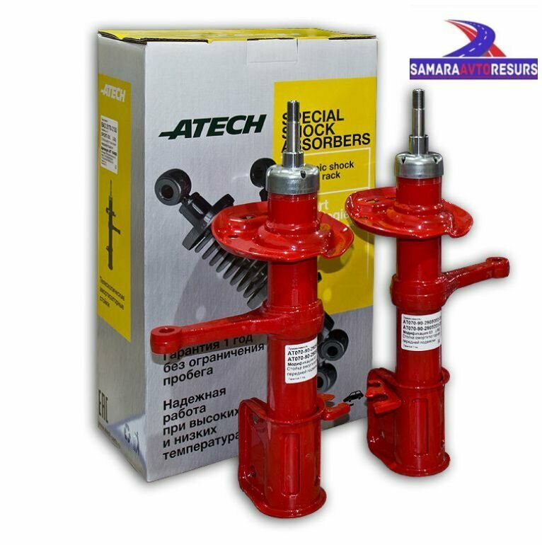 Амортизатор передней подвески "ATECH" SPORT-OIL 2170-2190 (-50) 2 шт. масляные (к-т)