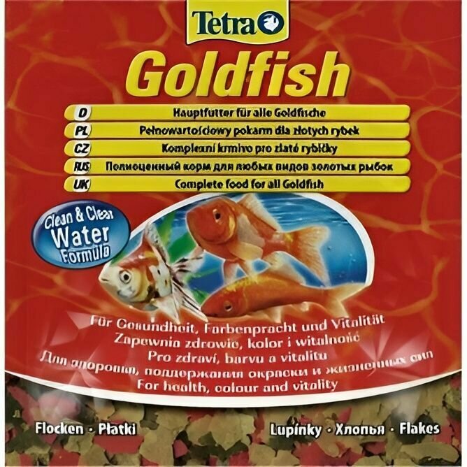 Tetra Корм для золотых рыбок Tetra Goldfish, хлопья, 12 г