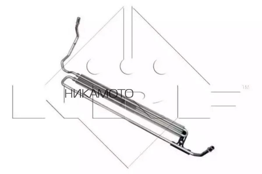 Радиатор масляный BMW 5 2.2 04- NRF арт. 31253