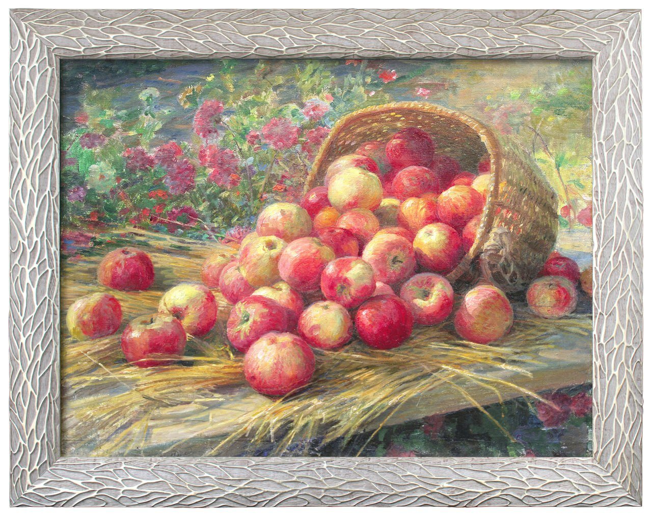 Репродукция картины Ф. В. Сычков "Алма-атинские яблоки" 52х66