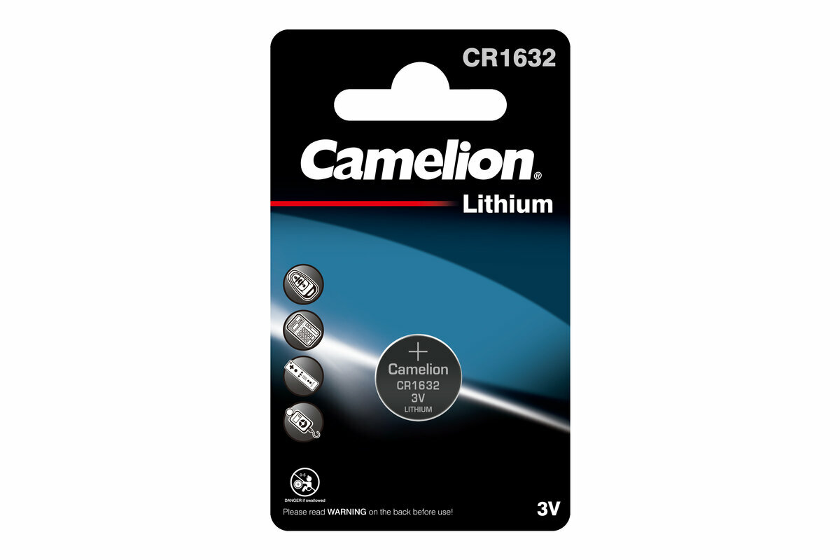 Батарейка Camelion Lithium CR1632,1 шт.