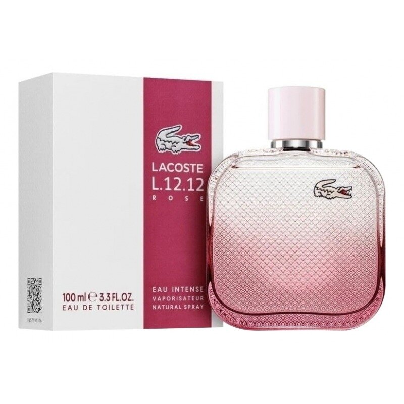 Lacoste, Eau de Lacoste L.12.12 Rose Eau Intense, 100мл, Туалетная вода Женская