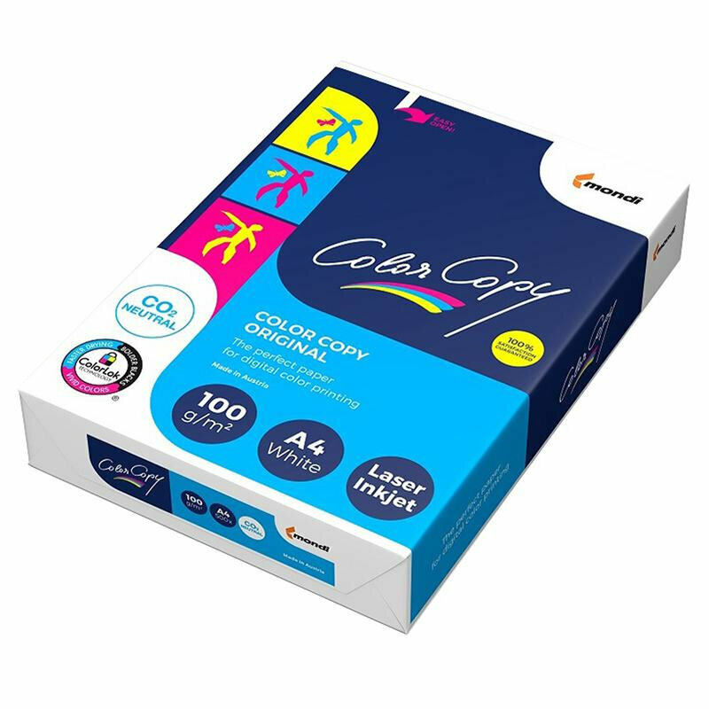 Бумага для цв. лазер. печ. Color Copy (А4, 100 г/кв. м, 500 л), 65184