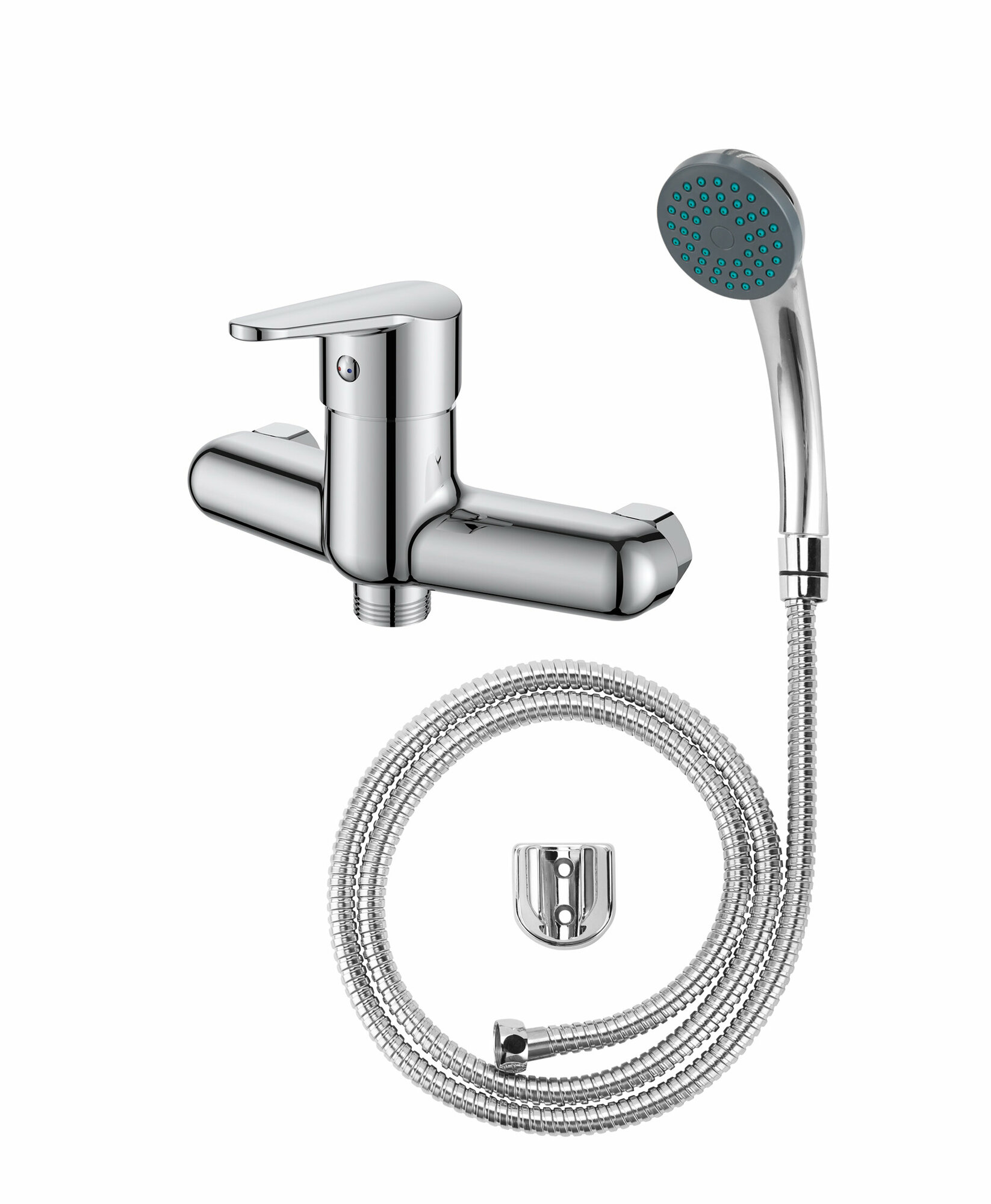 Смеситель для ванны и душа VODA Breeze BZ80 с комплектом для душа