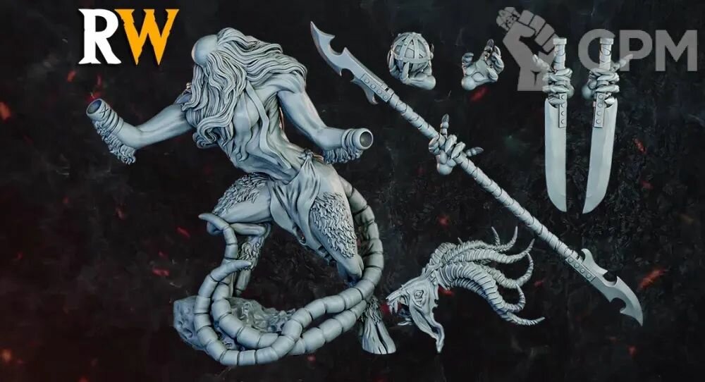 Warhammer Skaven Vermin Lord with options/Лорд скавенов-паразитов с опциями