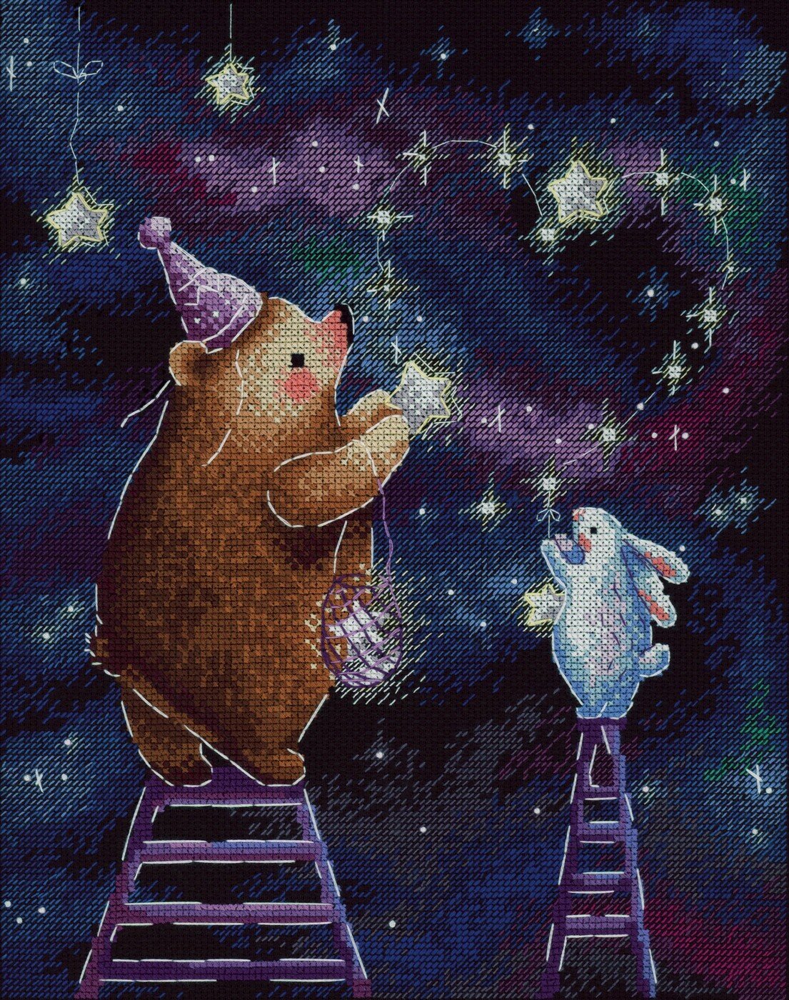 Вышивка Украшая небо 21x26 см.