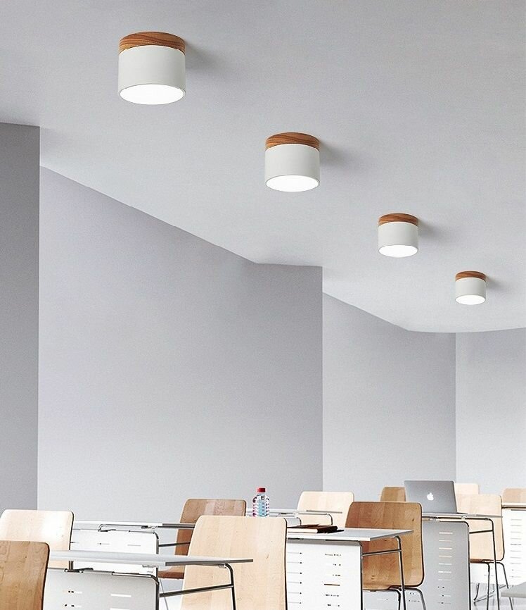 Настенно-потолочный светильник LED 5Вт, 4000К, 10х10х8 см