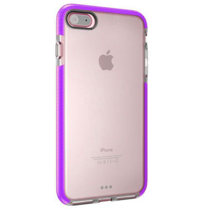 Противоударный, защитный чехол для iPhone 6 6S, G-Net Impact Clear Case, фиолетовый