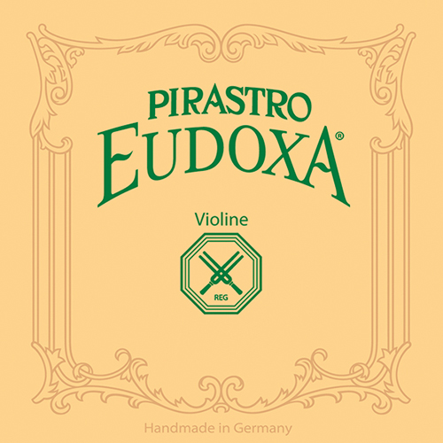 1/2-3/4 violin string set Pirastro Eudoxa 214091 - Wound gut strings with exceptionally warm sound for violin 3/4-1/2