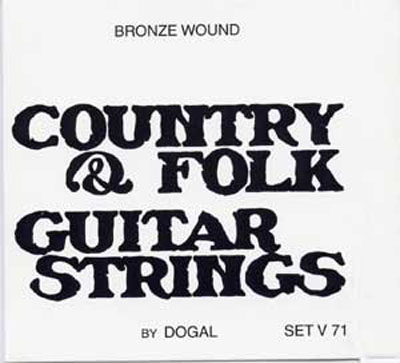 12 string guitar string set Dogal V72 - Galvanized steel trebles and bass with 80/20 bronze winding on hexagonal core for 12-string guitar. Medium tension, thickness .010-.051 inch.