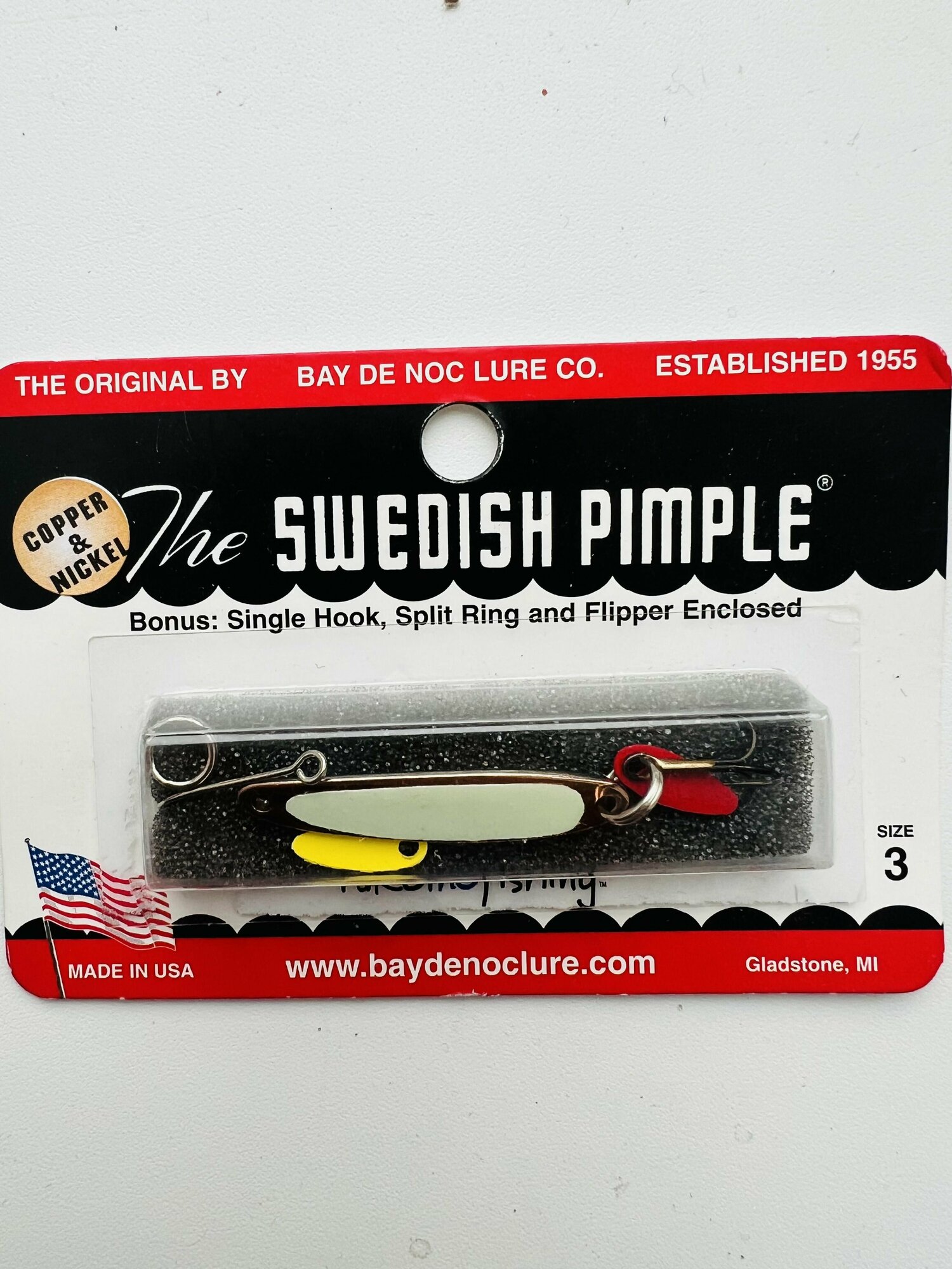 Блесна зимняя The Swedish Pimple 3