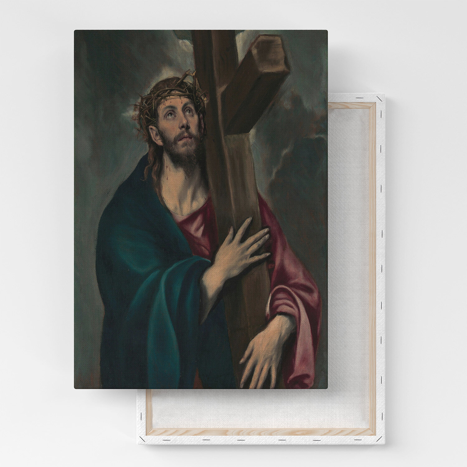 Картина на холсте, репродукция / Эль Греко - Christ Carrying the Cross / Размер 60 x 80 см