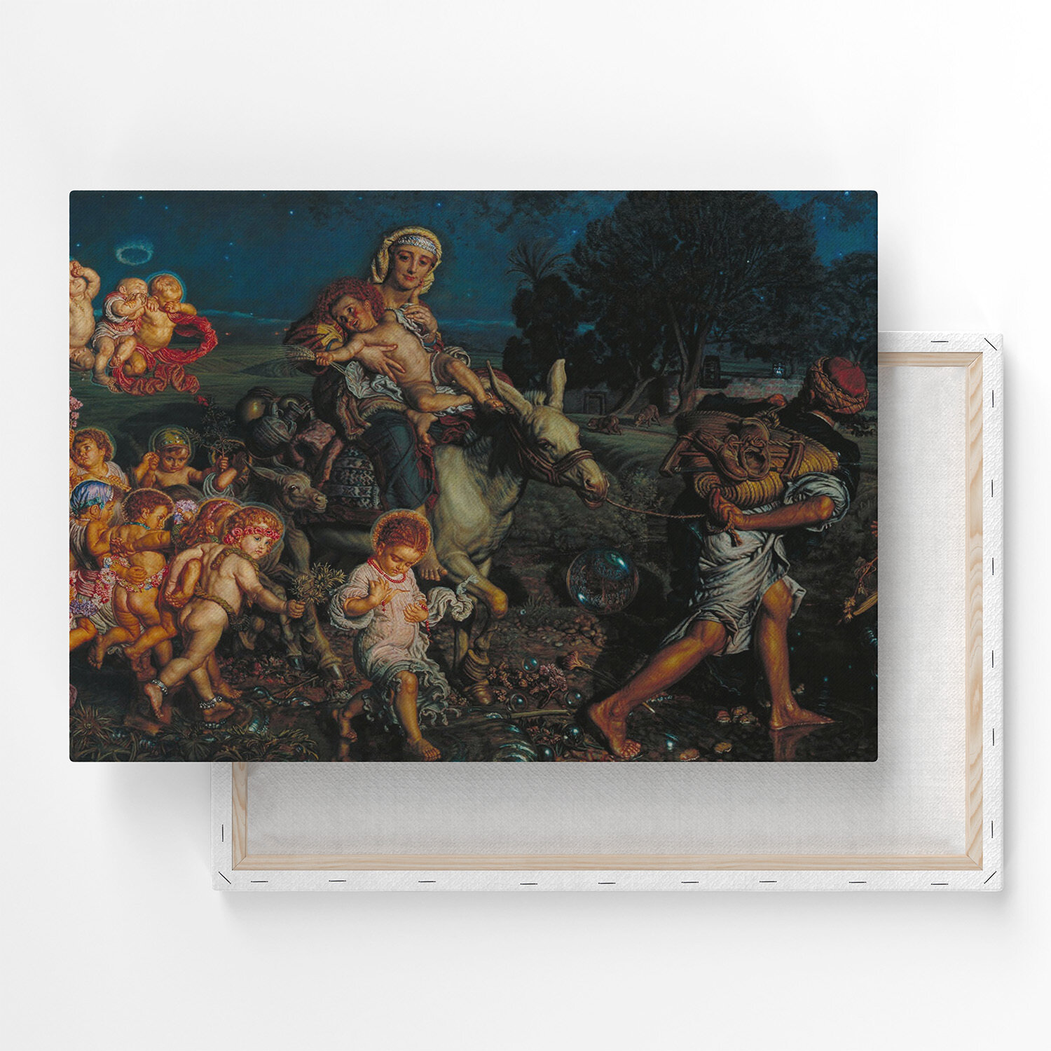 Картина на холсте, репродукция / Уильям Холман Хант - The Triumph of the Innocents / Размер 30 x 40 см